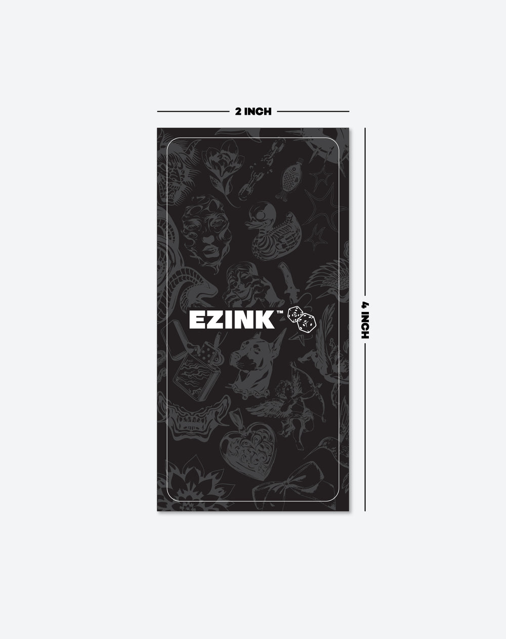 2 x 4 inch | 5 x 10cm